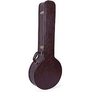 Crossrock CRW600BJBR Wooden case for 5 String Resonator Banjo, Vintage Brown (CRW620BJBR)