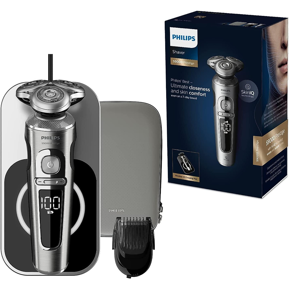 PHILIPS SP9861 / 13 [wet and dry electric shaver S9000 Prestige Matte Silver/Black]