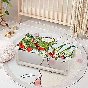 Dnoifne Reptile Hammock Swing Hanging Bed, Lizard Hideout, Reptile Bed for Bearded Dragon Leopard Gecko Lizard (Safflower)