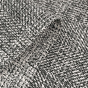 LEEVAN Washable Area Rug 4x6, Hand-Woven Cotton Living Room Rug, Grey/Cream Braided Bedroom Rug, Farmhouse Indoor/Outdoor Floor Carpet for Patio, Nursery, Office, Playroom, Dining Room