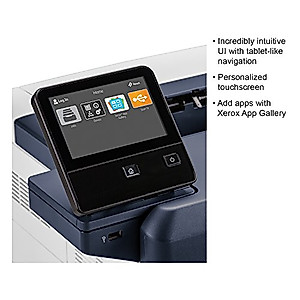 Xerox VersaLink B400/N Black and White Laser Printer, letter/legal, up to 47ppm, USB/ethernet, 550 sheet tray, 150 sheet multi purpose tray