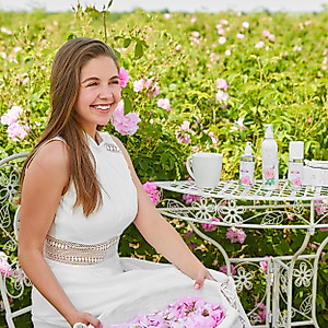 Essences Bulgaria | Organic Rose Floral Water 8.5 Fl Oz | 250ml | Rosa damascena | 100% Pure and Natural | Anti-Age Refreshing Beauty Mist | Alcohol-Free | Makeup Remover | Hydrating | Vegan