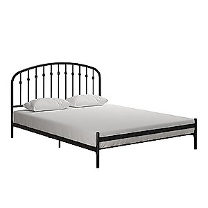 DHP Narla Metal Platform Bed, Queen, Black