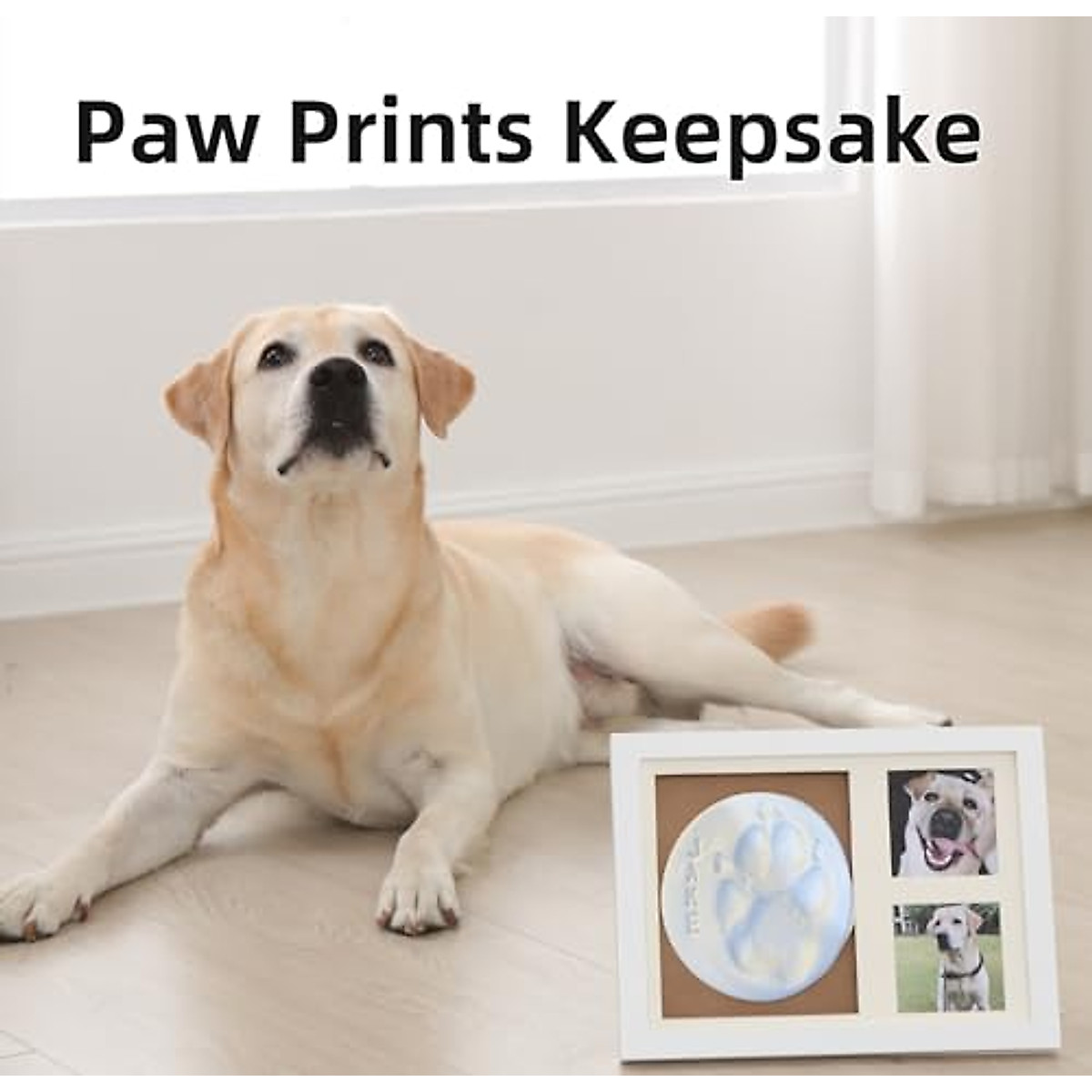 PewinGo Baby Footprint Kit,Baby Clay Hand and Footprint Kit,Newborn Baby Handprint Kit,Baby Keepsake Frames for First Mothers Day Gifts,Personalized Baby Shower Gifts for New Mom,New Parents