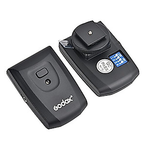 Godox Wireless 433MHz GN33 Camera Flash Speedlite with Built-in Receiver with RT Transmitter Compatible for Canon Nikon Sony Olympus Pentax Fuji DSLR Cameras with Diffuser + Filters + USB LED
