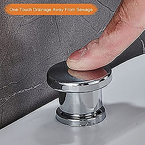 Commercial Mop Sink, Large Capacity Deepening Sink, Floor-Standing Mop Sink Suitable for Washing Room, Basement, Shop