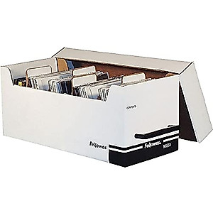 Fellowes 96503 Diskette File,W/Dividers,35 Cd Cap,6-3/4-Inch X15-Inch X6-1/4-Inch,Bk/We