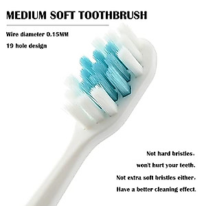 GoodUping Fine Silk Toothbrush for Sensitive Teeth, 10000 Bristles Nano Toothbrush, Extra Soft Toothbrush for Adult, Pregnancy and Junior.(8 Count)