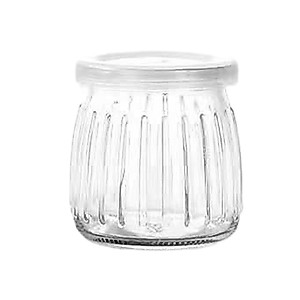YS0911 Glass Jars With Cork Stopper Glass Bottle Wishing Bottle Yogurt Jars Storage Containers For Desserts Multifunction 100/150/200ml Glass Bottle W/Cork Stopper Cup Bottle