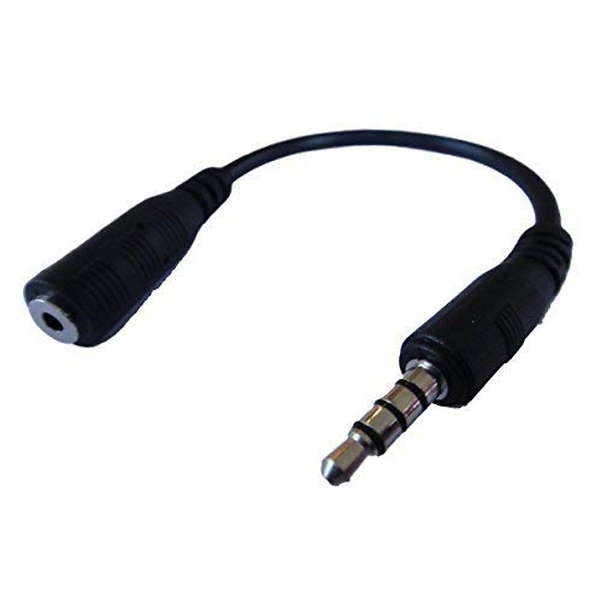 ienza 2.5 mm Female to 3.5 mm Male 4 Poles Jack Stereo Adapter for Latest Smartphones, Tablets, PCs, Laptops (Please Carefully Read Product Guarantee & Compatibility Information Before Buying)