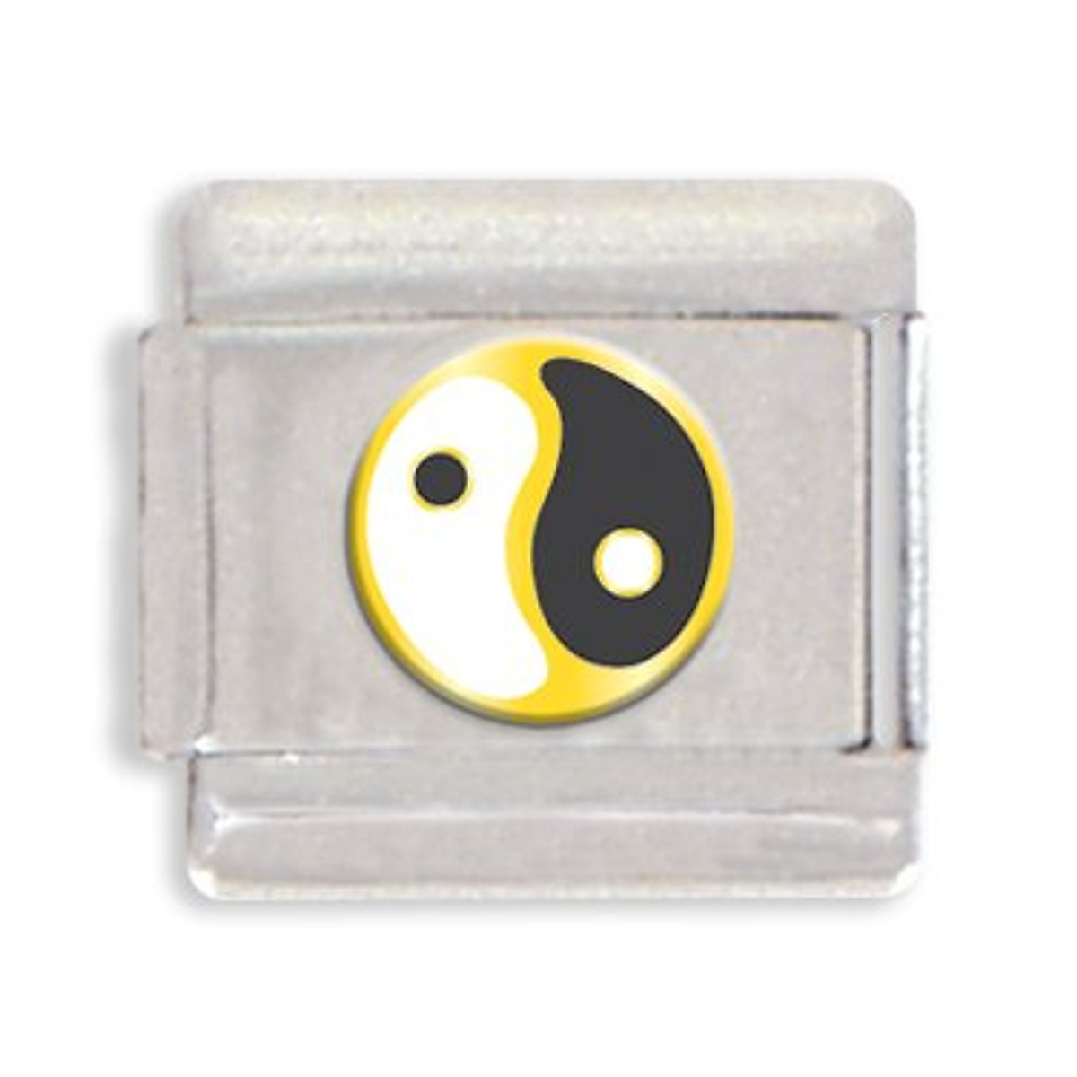 Clearly Charming Yin Yang Italian Charm