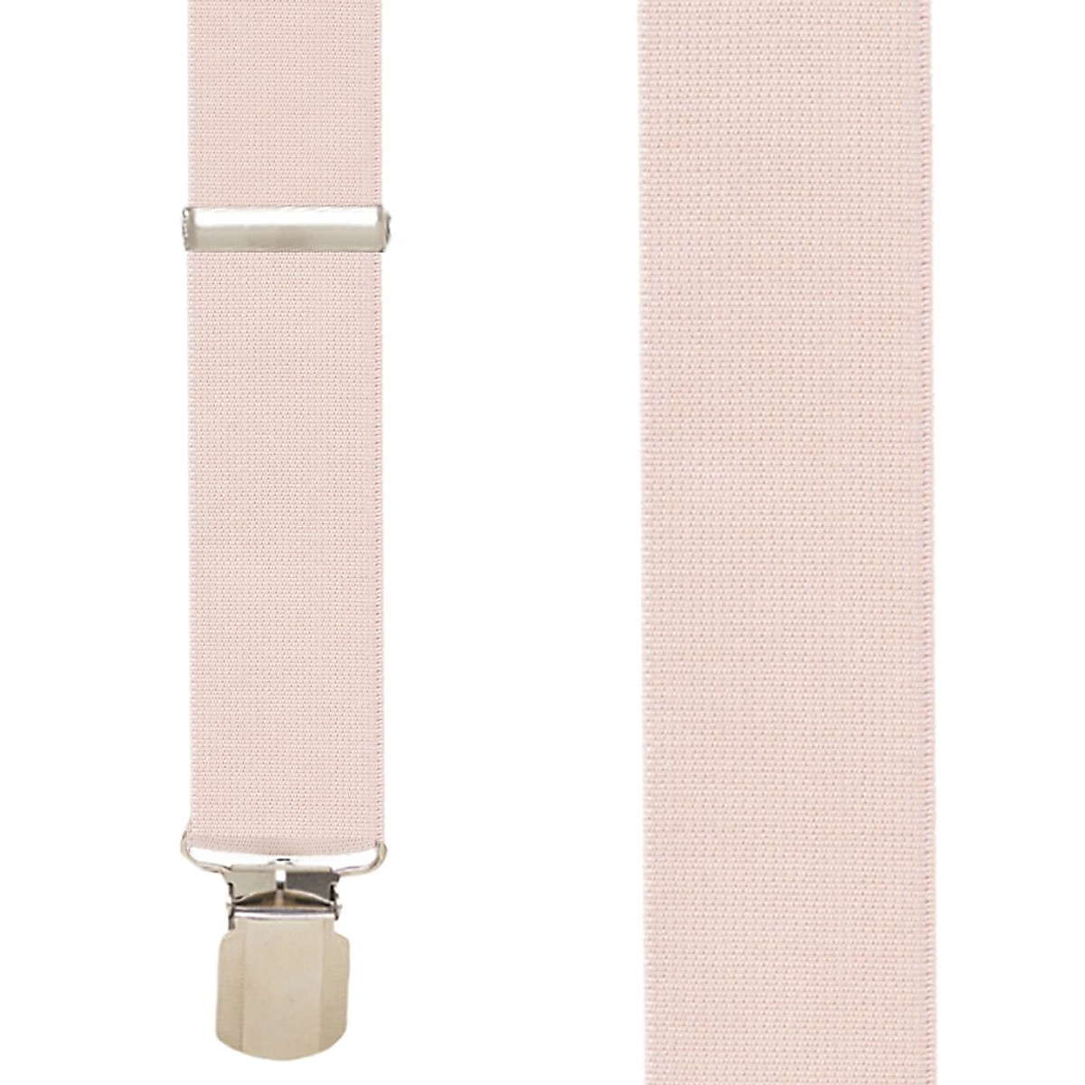 Suspender Store Undergarment Suspenders - 2-Inch Wide Soft Elastic - X-Back - Pin Clip - 42" for 5'0" to 5'9" tall