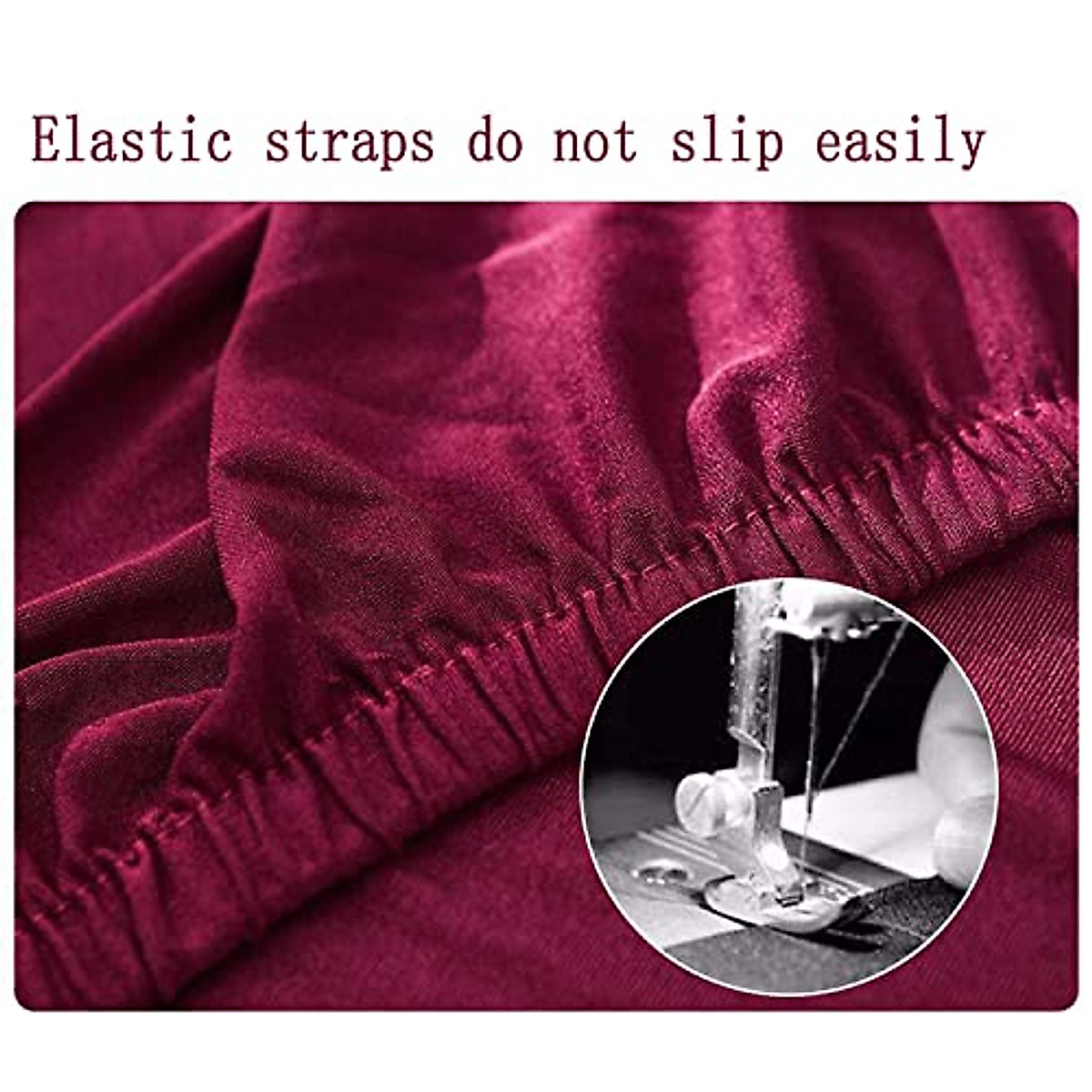 IMYOGI High Stretch Sofa Covers High Stretch Couch Covers L Shape Soft Durable Sofa Slipcovers Solid Color Sectional Machine Washable Furniture Protector for Kids & Pets -Blue-4 Seater+4 Seater