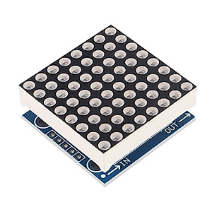 ACEIRMC 5PCS MAX7219 8x8 Dot Matrix LED Display Module 5V MCU Control MAX7219 88 LED Dot Matrix DIY Kit (B)