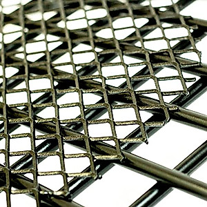 Walden Backyards Universal Ember Catcher - Round Steel Mesh Grate for Fire Pit Grates Outdoor Pits and Campfire - 16”