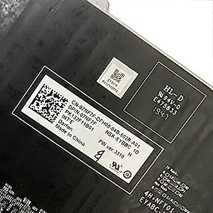 GinTai US Backlit Keyboard Laptop Replacement for Dell Alienware 17 R5 Area 51M 07NF7F RGB PK132F11B01 NSK-EYBBC (White)