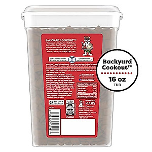 TEMPTATIONS MIXUPS Crunchy and Soft Cat Treats Backyard Cookout Flavor, 16 oz. Tub