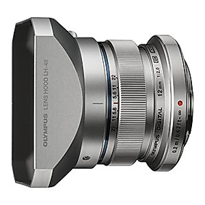 OM SYSTEM OLYMPUS M.Zuiko Digital ED 12mm F2.0 Silver For Micro Four Thirds System Camera, Compact Wide Angle lens For Starry Sky and Landscape