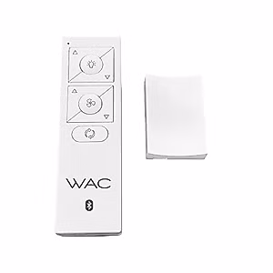 WAC Lighting 6-Speed Ceiling Fan Wireless Bluetooth Remote Control Wall Cradle in White