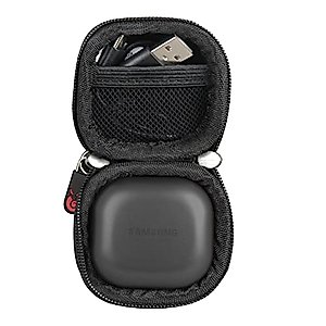 Hermitshell Travel Case for Samsung Galaxy Buds Live/Samsung Galaxy Buds Pro/Samsung Galaxy Buds 2 True Wireless Earbuds (Black)