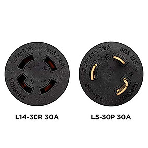 Westinghouse Outdoor Power Equipment 30152A Generator Plug Adapter, L5-30P to L14-30R