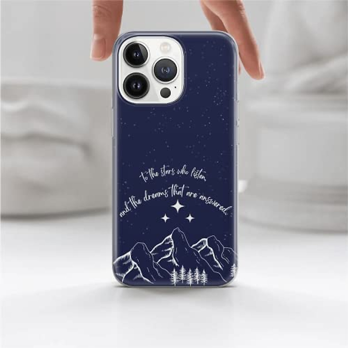 Tekilla Acotar Phone Case Compatible with iPhone 13 Pro Maxˌ Flexible Custom Gel Cover with Night Court Design & Slim Phone Protective Cases