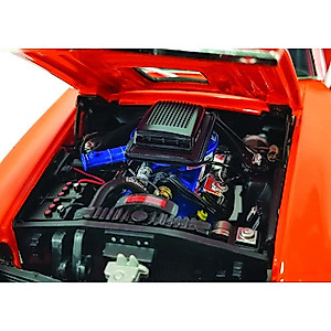 1970 Mach 1 Orange with Black Stripes Sidewinder Special Limited Edition to 500 Pieces Worldwide 1/18 Diecast Model Car by Acme A1801861