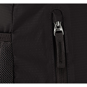 Amazon Basics Lightweight Packable Hiking Travel Day Pack Backpack - 17.5 x 17.5 x 11.5 Inches, 25 Liter, Black