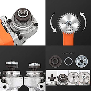 Winbyoan Saw Blade Bushing Set Saw Blade Adapter Ring, 1 Inch to 20 mm, 1 Inch to 5/8 Inch, 7/8 Inch to 5/8 Inch, 20 mmto 5/8 Inch, 5/8 Inch to 1/2 Inch, Pack of 10