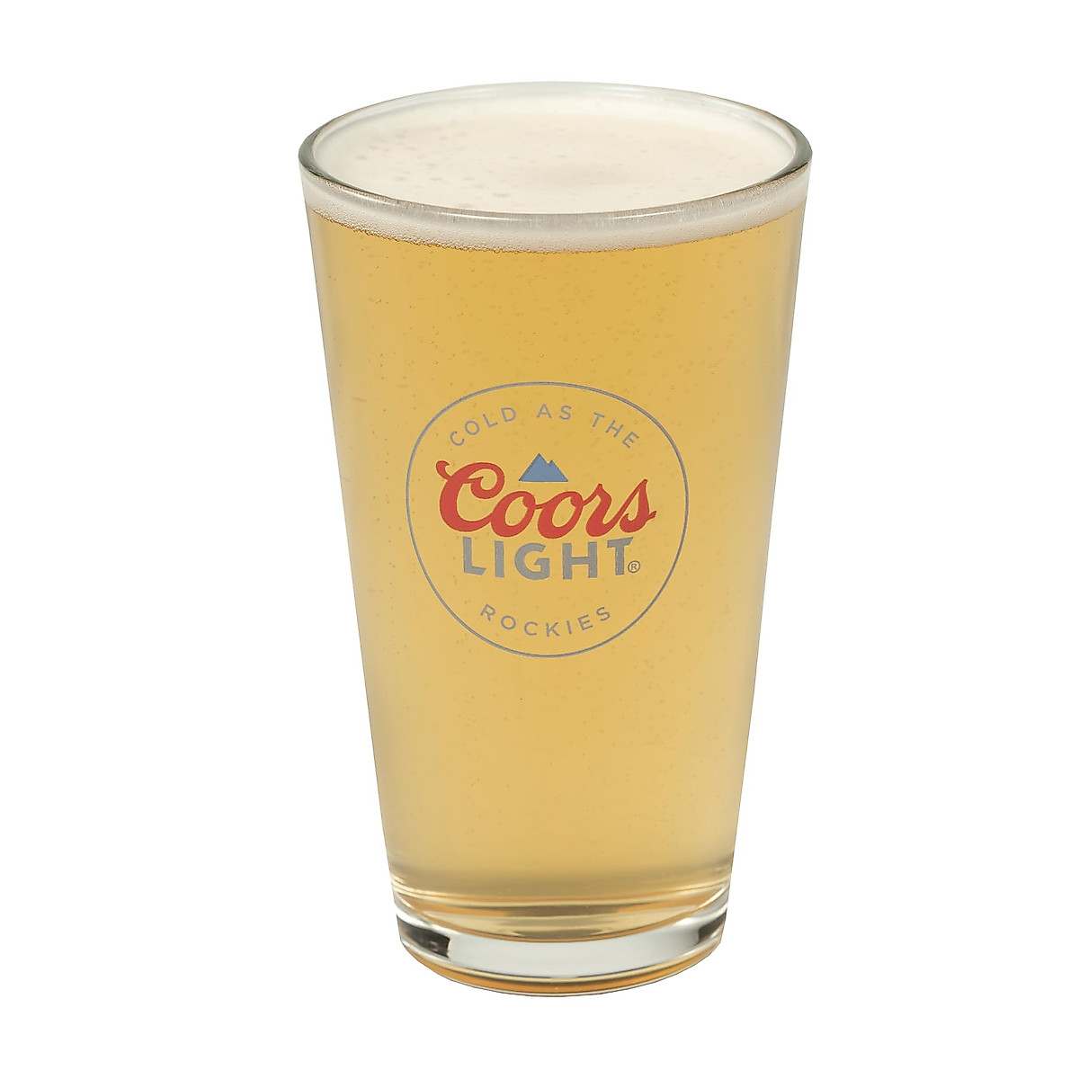 LORD'S ROCKS Coors Light 16oz Pint Glass - Set of 4 Authentically Licensed Compatible