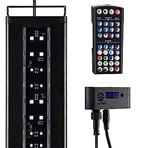 CURRENT USA Satellite Freshwater LED Plus Full Spectrum RGB+W Light for Aquariums 72'' with Wireless 24 Hour Remote Control