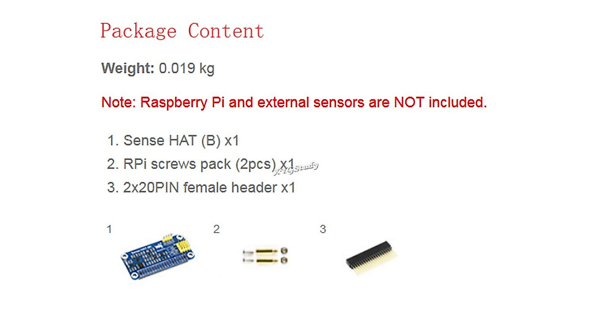 XYGStudy Sense HAT: Powerful Sensors for Raspberry Pi