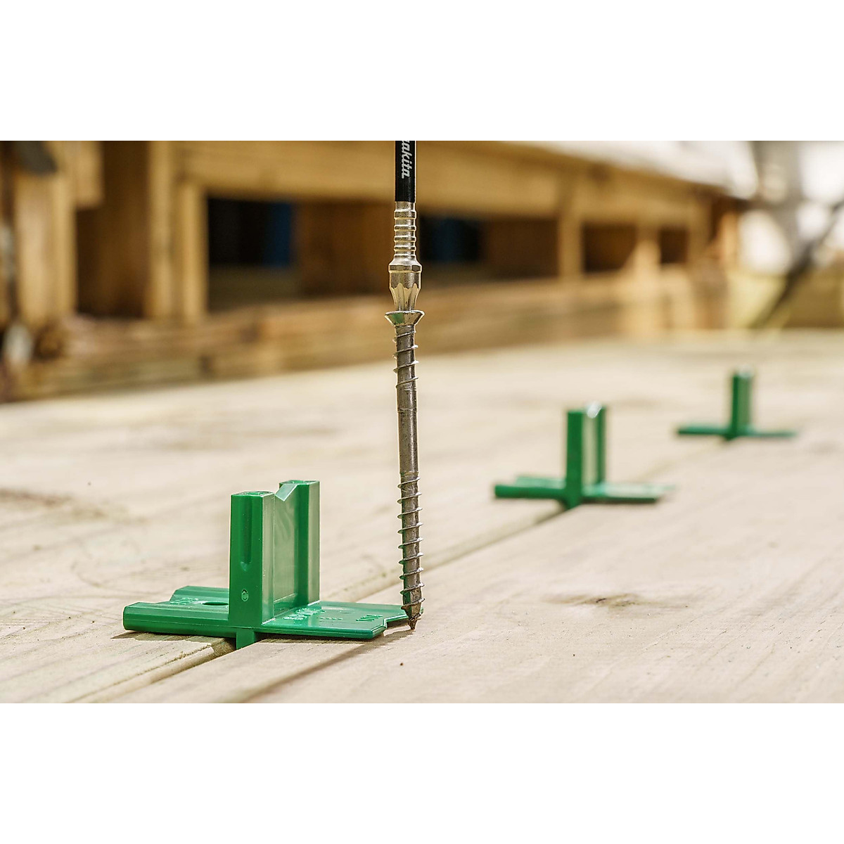 SPAX #10 x 2-1/2" Exterior Trim Head Stainless Steel Wood Deck Screws Powerdeck Torx T-Star Plus (83 EA) 1 LB Bit Included Double Threaded Rust Resistant