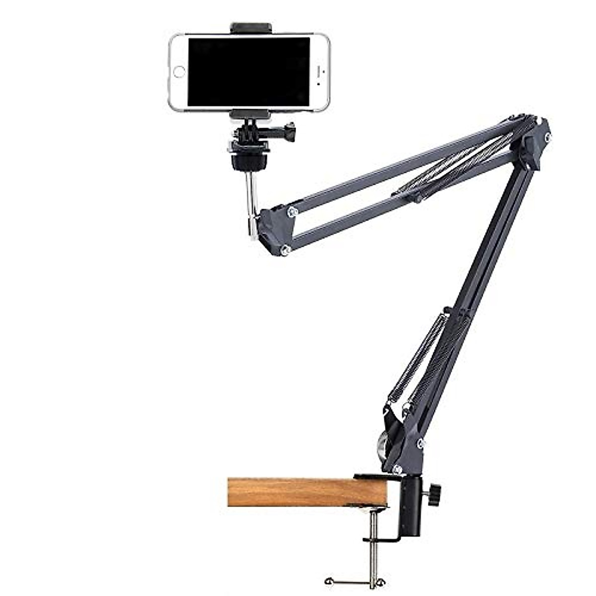 AceTaken Phone Video Stand,Overhead Camera Mount Compatible with iPhone Samsung Live Streaming,Baking,Craft,Videos,Online Lessons