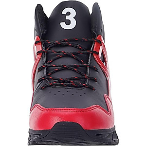 Joomra Mens Fashion Sneakers Male Walking Winter Ankle Boots Jogging Size 13 Travel Teens Mid High Top Sport Athletic Tennis Shoes Zapatos para Hombres Red 47