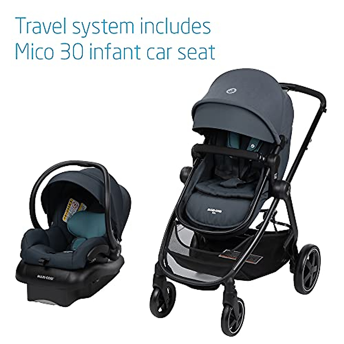 Maxi-Cosi Zelia² 5 in 1 Modular Travel System, Northern Grey