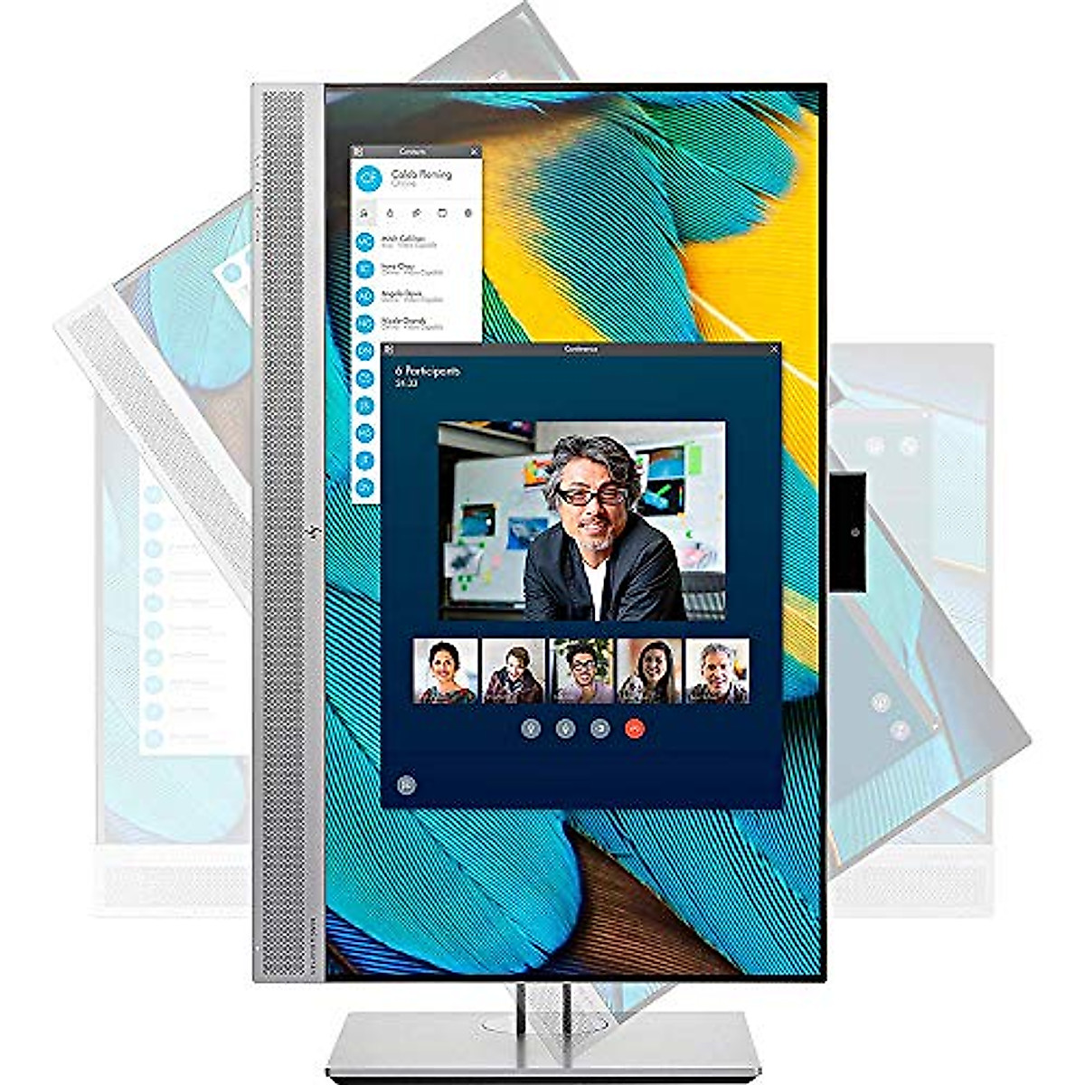 Hewlett Packard 1FH48A8#ABA 24 inch EliteDisplay E243m Monitor Bundle with 2 Pack