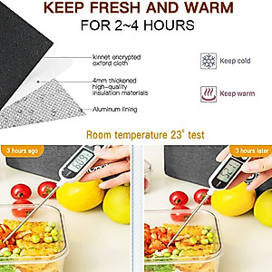 Lunch Bags for Women Men Adult Insulated Lunch Box Small Reusable Lunch Bag Leakproof Cooler Lunch Tote Bag for Work Picnic