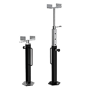 Sulythw RV Slide Out Supports Stabilizer Jacks Heavy Duty Rust Resistant Steel Adjustable from 19'' to 47'' for 5th Wheel 5000 lbs Capacity，2 Pcs
