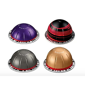 Nespresso® Vertuoline Decaf Sampler Decaffeinated and Half Caffeinated Coffee and Espresso - for a Total of 10 Capsules Pods