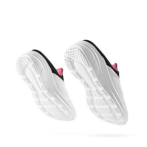 DREAM PAIRS Tennis Shoes Womens, Slip On Walking Shoes Women - Casual Arch Support Mules Flats Sneakers - Platform Travel Jogging Dog Walking Work Nurse Shoe, All Black, Size 8 SDWS2312W