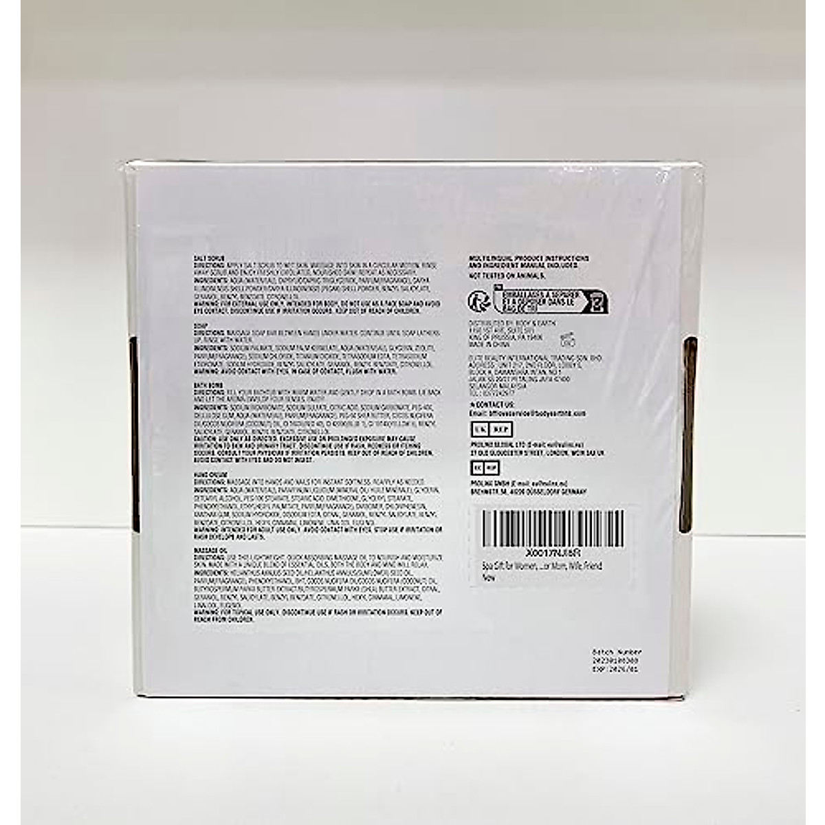 Spa Gifts for Women, Gift Set, Self Care Kit, Birthday Gifts, 5pc Rose Bath Sets Include Massage Oil, Bath Bomb, Salt Scrub, Soap, Hand Cream, Christmas Gifts for Mom