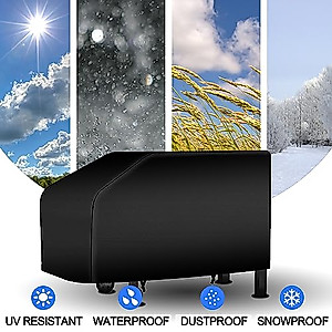 vchin Griddle Cover for Blackstone 28", 600D Heavy Duty Waterproof Polyester Cover for Blackstone 28 Inch Griddle Cooking Station, Black