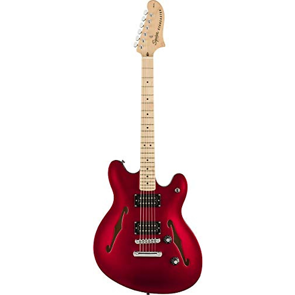 Squier Affinity Series Starcaster Electric Guitar, with 2-Year Warranty, Candy Apple Red