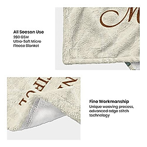 to My Son and Daughter in Law Gifts Ideas on Wedding Day from Mom Dad - Wedding Engagement Birthday Gifts for Son and Daughter in Law Throw Blanket Flannel Fleece Soft Warm for Bed Sofa 60”x50”