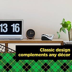 Scotch Desktop Tape Dispenser, Silvertech Two-Tone (C60-ST)