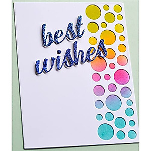 Trdxxx Rectangle Frame Cutting Dies,Dots Background Die Cuts Embossing Stencils Template Mould for DIY Scrapbooking Album Decorative Paper Dies Card Making