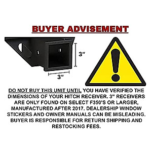 Weigh Safe Adjustable Trailer Hitch Ball Mount - 6" Adjustable Drop Hitch for 3" Receiver - Premium Heavy Duty Aluminum Trailer Tow Hitch w/ Stainless Steel Tow Balls (2" & 2 5/16") - 21,000 GTW