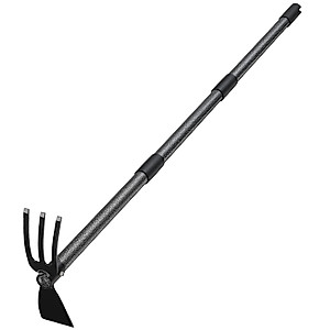 Hoe Garden Tool, 45 Inch Garden Hoe Long Handle for Weeding, Hoe Cultivator 2 in 1 Hand Garden Tools for Gardening Planting