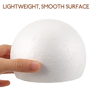 HEMOTON Foam Cake Dummies Spherical Cake Mold Half Sphere Cake Practice Cake Practice Model Rotating Cake Stand Cake Form Wedding Foam To Rotate Party Supplies Balls